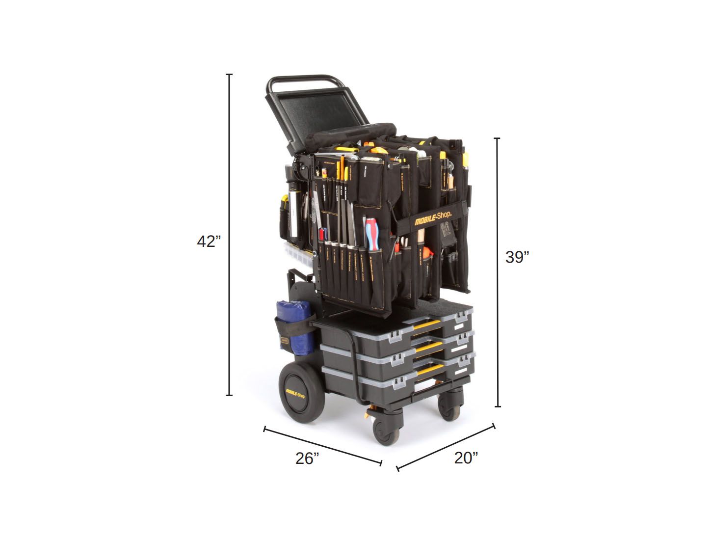 Highly Transportable Facility Maintenance Tool Cart | Mobile-Shop
